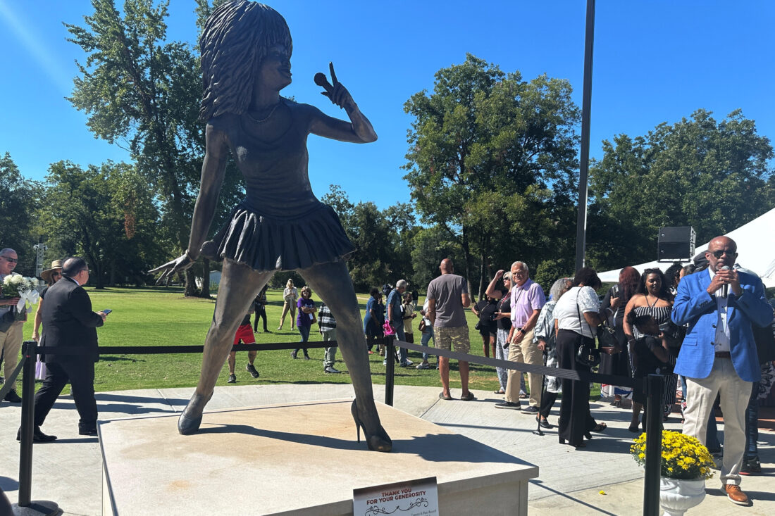 Statue of rock n’ roll queen Tina Turner unveiled in Tennessee ...